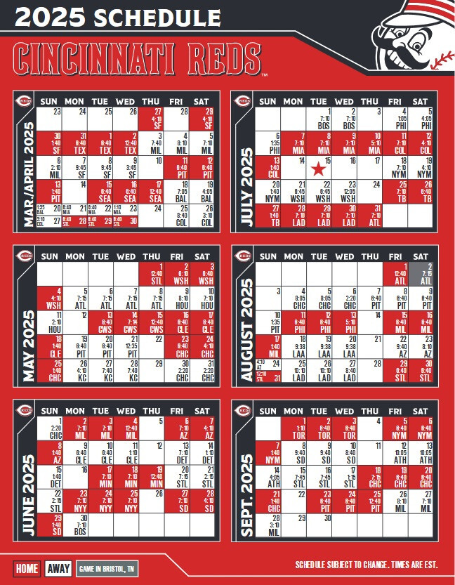 2025 Major League Baseball Teams Schedule Magnets 5" X 3.5"(Choose From ...