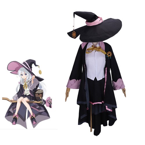 Anime Wandering Witch The Journey of Elaina Cosplay Costume Halloween ...