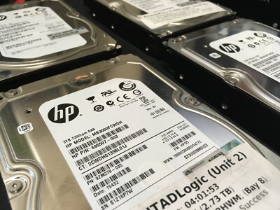 *LOT OF 10* HP/SEAGATE 3TB 7.2K 3.5" SAS ST3000NM0023 HP MB3000FCWDH ...