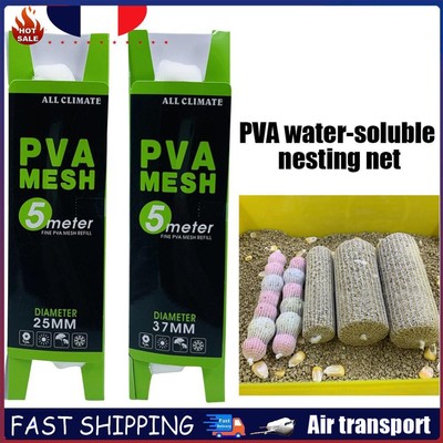 hot 25mm 5m PVA Fishing Mesh Eco-Friendly Water Dissolving Nets Tackle ...
