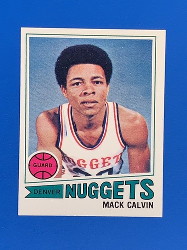 1977-78 Topps Mack Calvin Basketball Card #96 Denver Nuggets Set Break ...