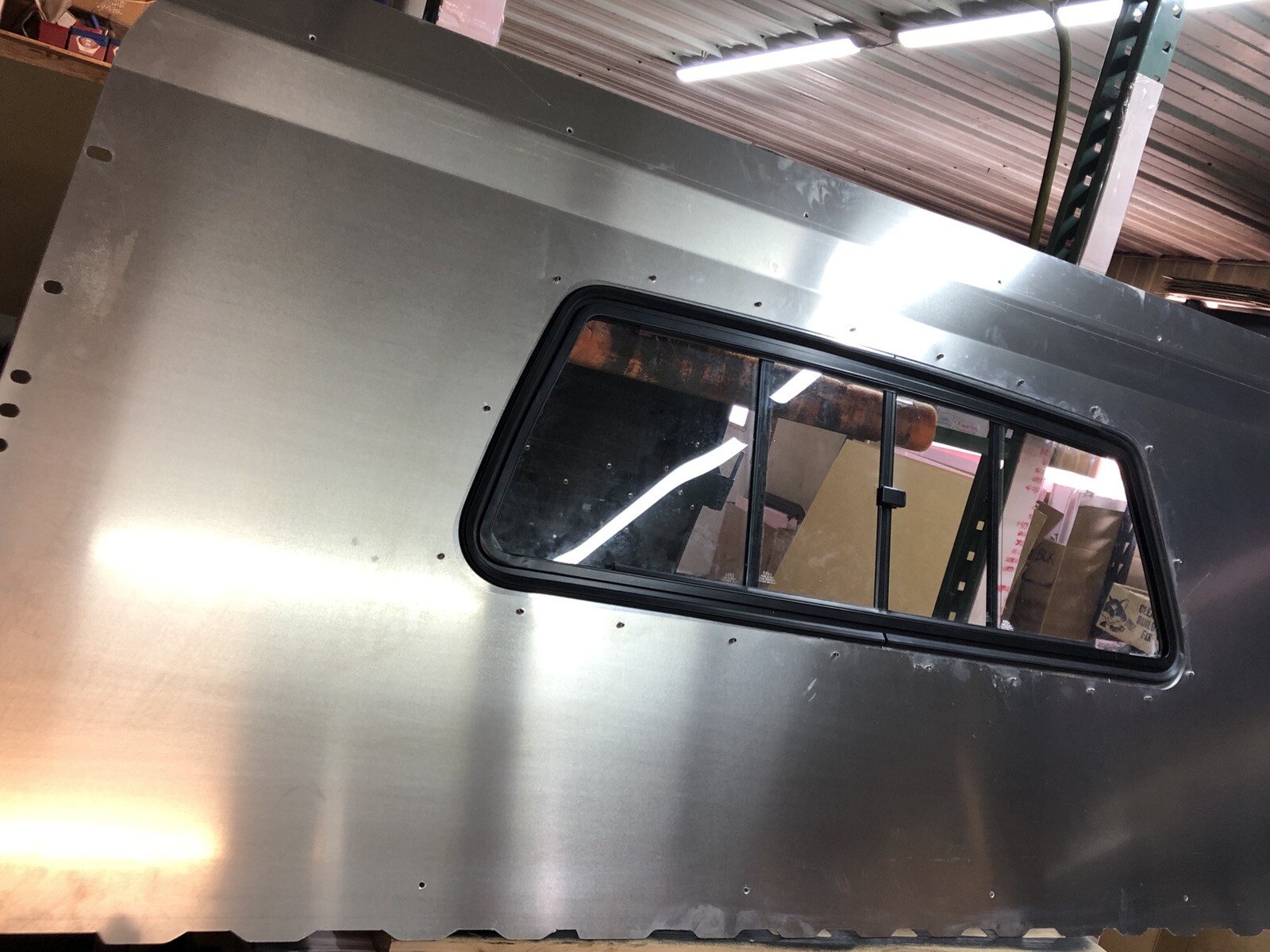 MILITARY HUMVEE 4-Man Rear ALUMINUM iron Curtain + Sliding Window M998 ...