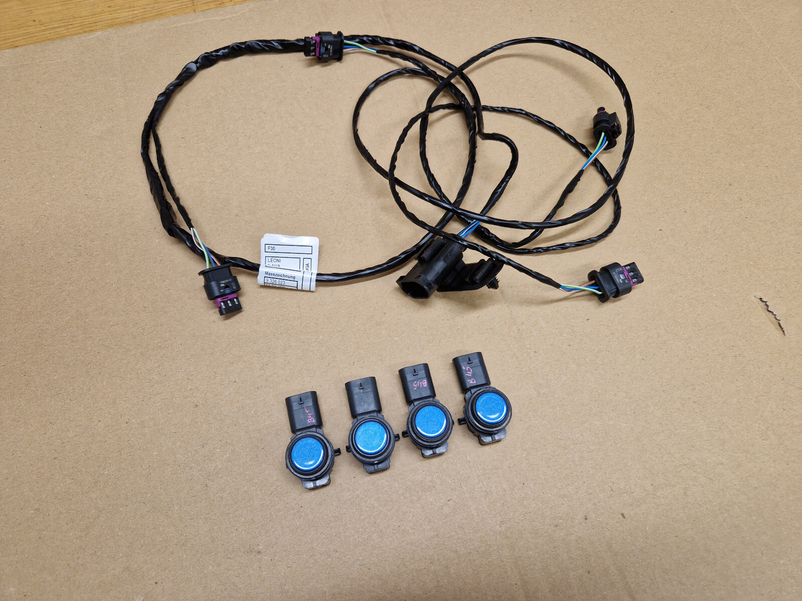 BMW 3/4 Series F30 F31 F32 F34 PARKING SENSOR LOOM + Sensors Front ...