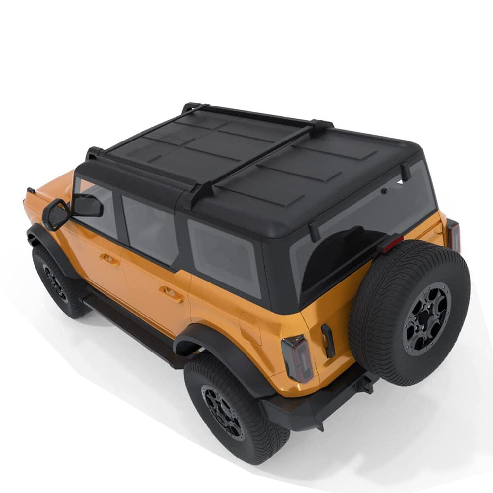 4PCS 300LBS Roof Rack Rail Cross Bar Kit For Ford Bronco Hard TOP 2021 ...