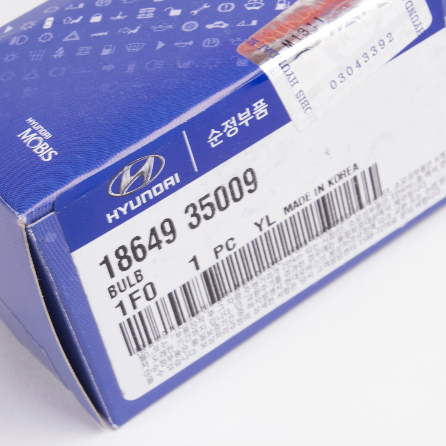 Genuine Hyundai Kia H8 35W 12V Headlight Bulb OSRAM 18649-35009 Germany ...