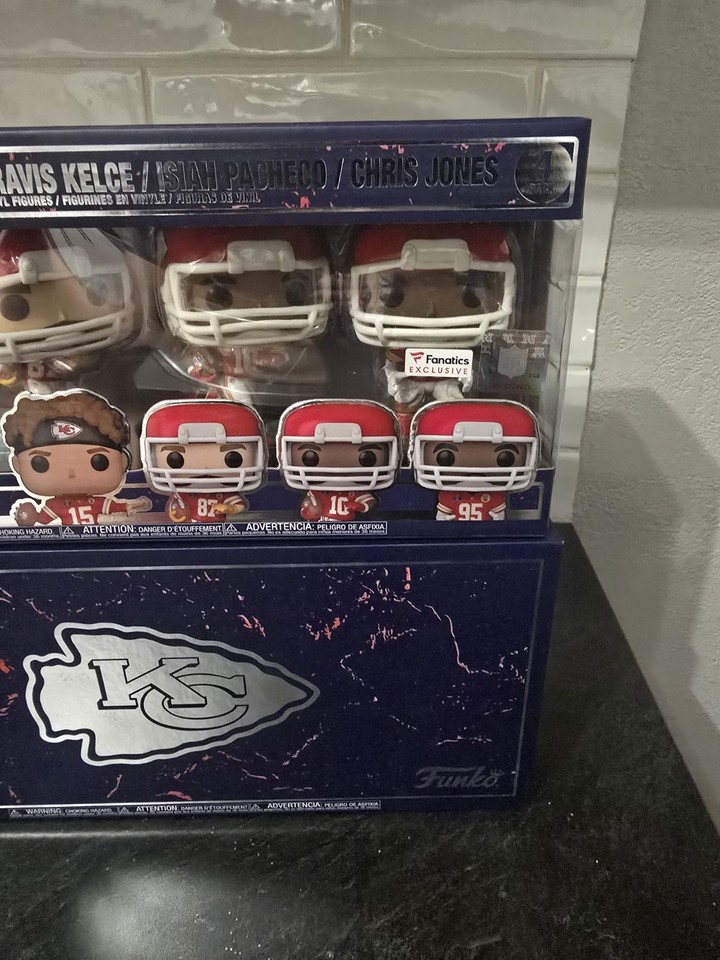 Kansas City Chiefs Funko Pop!Super Bowl LVIII Champions Exclusive Four ...