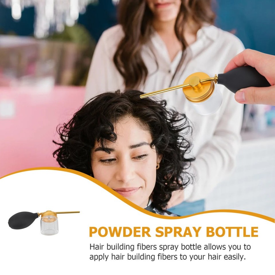 Hair Building Fibers Spray Bottle Fiber Gasbag Sprayer for Home Salon ...