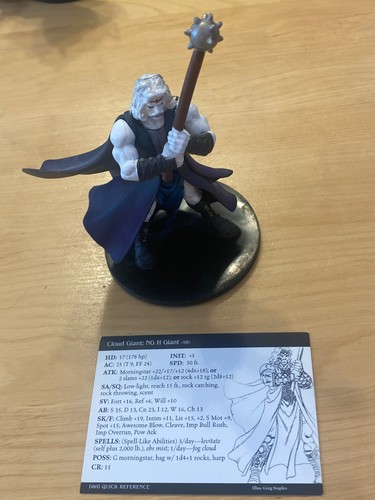 Dungeons and Dragons Huge Miniature - Cloud Giant | eBay