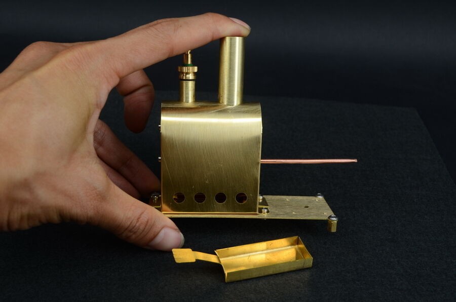 Mini Copper Steam Boiler for M50 Engine – 12ml Capacity, Safety Valve ...