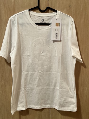 NWT NEW BMW Official Logo Tonal Dot White T-Shirt Stichd Men’s Size ...