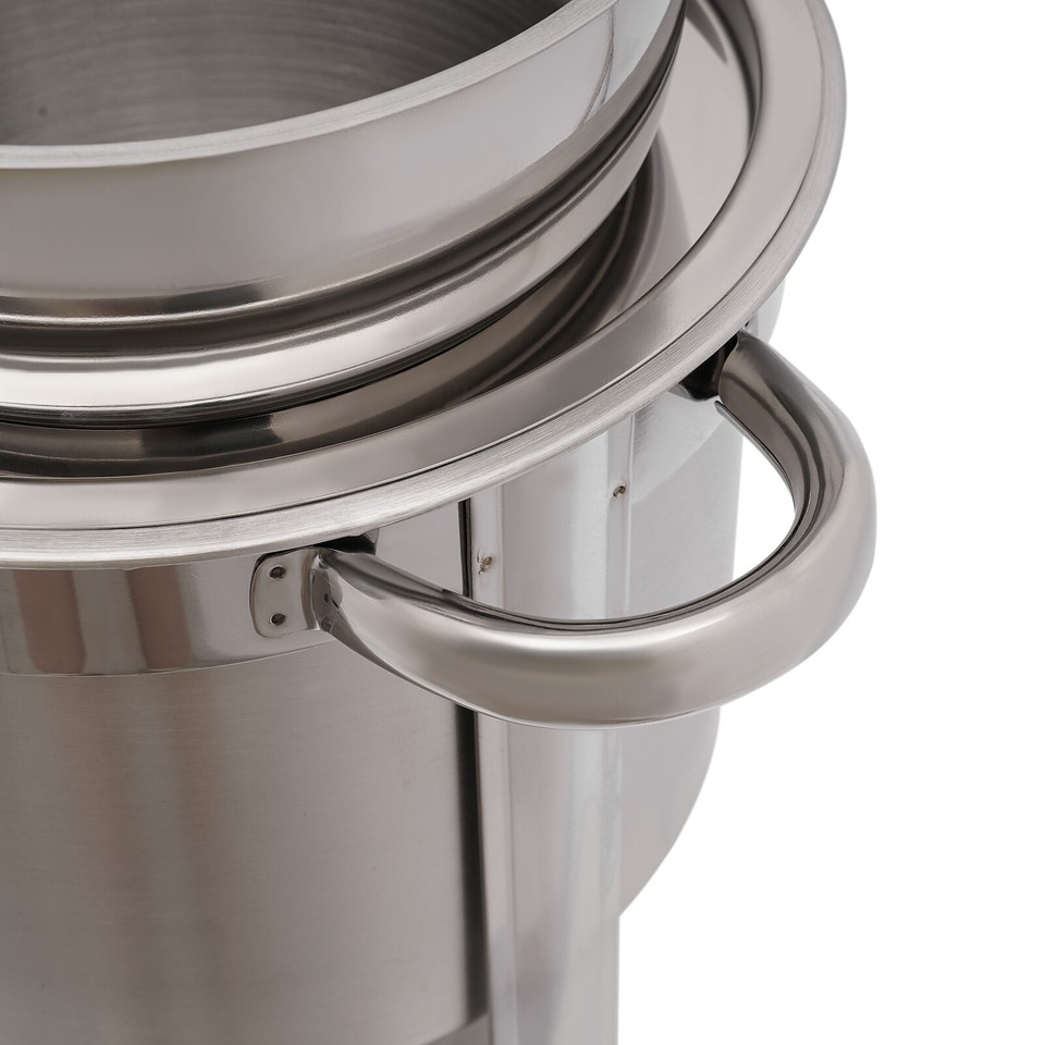 4.23 QT Round Food Chafer Catering Chafing Dish, Stainless Steel Deep ...