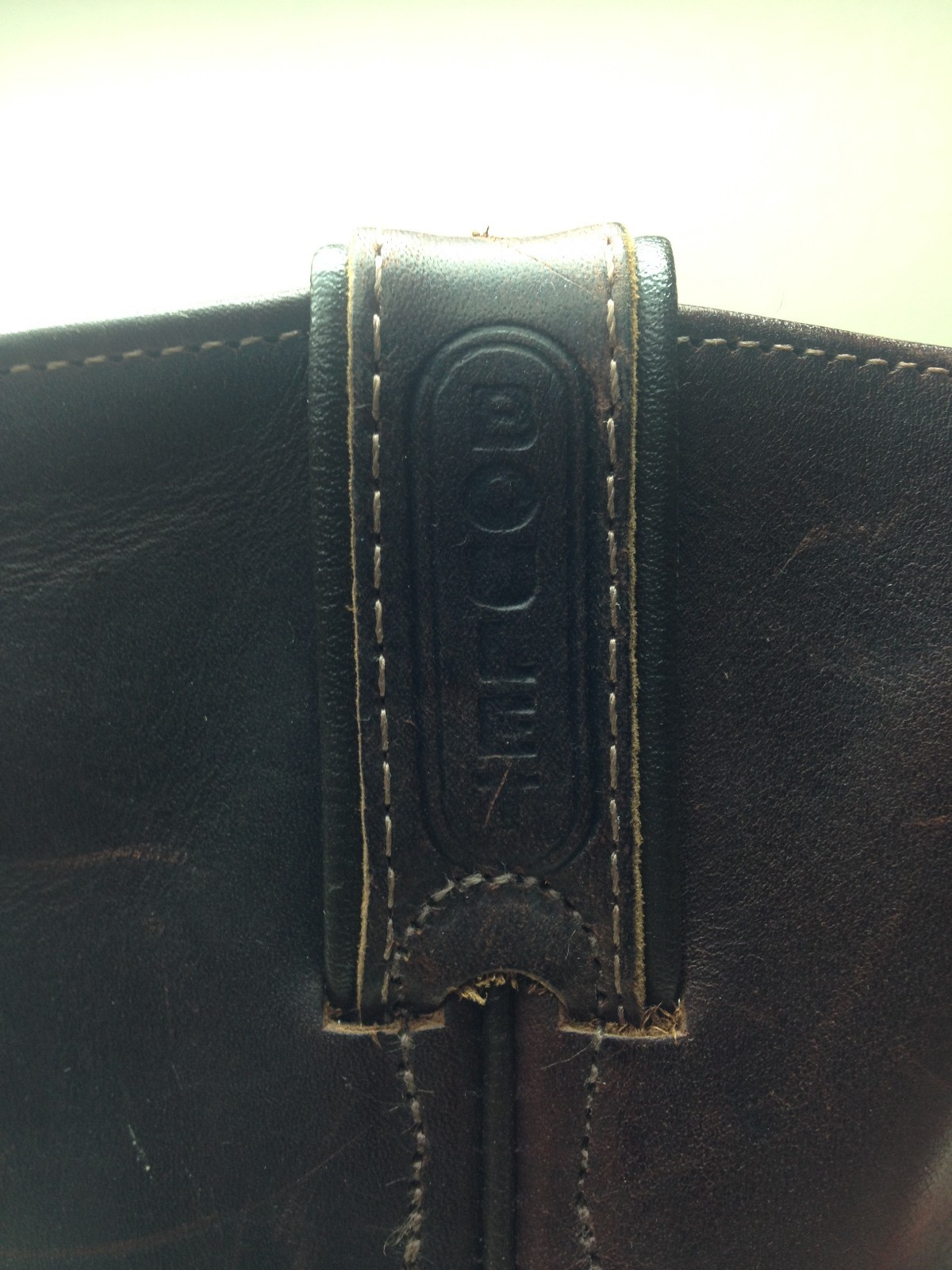 BOULET MADE IN CANADA DARK BROWN LEATHER ENGINEER ROAD BOSS HARNESS ...