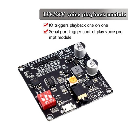 DY-HV8F DY-HV20T Voice Playback Module Board MP3 Music Player DIY ...