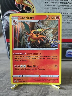 Charizard 010/078 Pokemon GO Holo Rare Stamped Pokemon Card | eBay