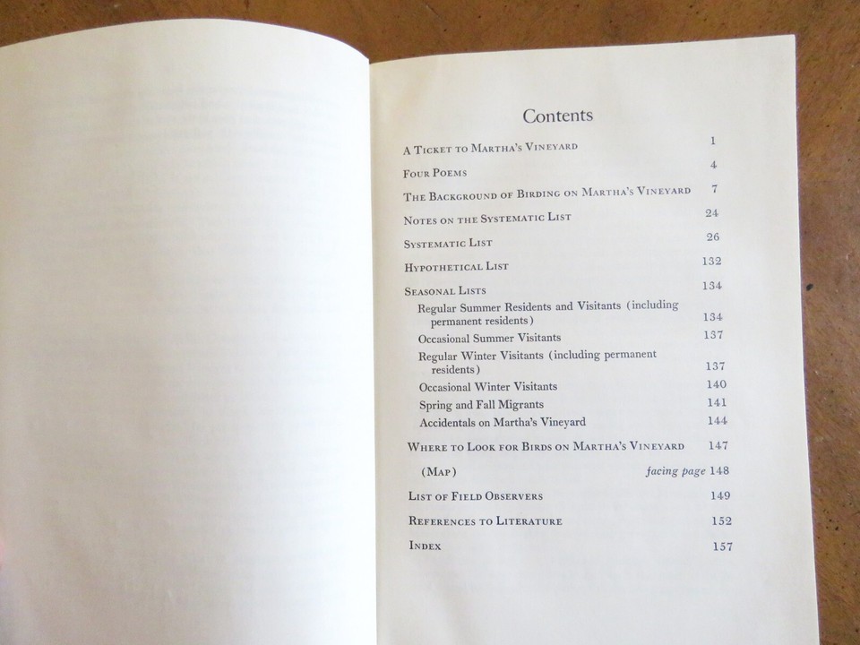 BIRDS OF MARTHA'S VINEYARD by Ludlow Griscom & Guy Emerson HBDJ 1959 | eBay