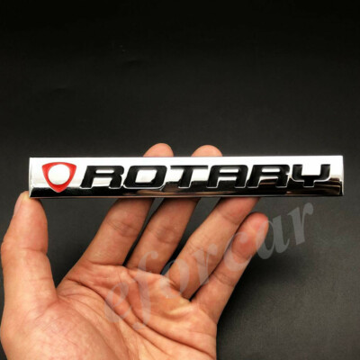 Metal Rotary Engine Race Motor Swap Car Trunk Emblem Badge Decal ...