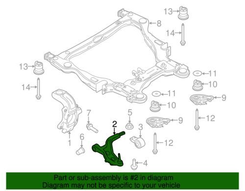Genuine Ford Lincoln MKT MKS 2013-2019 Right Suspension Control Arm ...