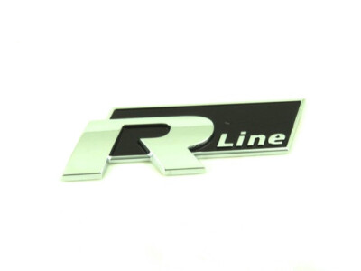 Genuine New VOLKSWAGEN R-LINE BADGE Emblem For Golf Polo Passat Tiguan ...