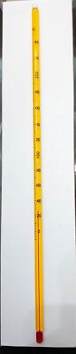 Glass Lab Thermometer -10~260 Celsius total length:300 +/- 10mm W/ CASE ...