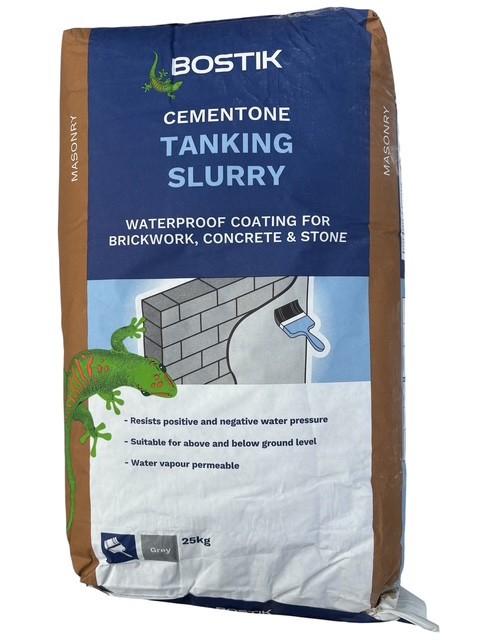 Tanking Slurry Grey Waterproof Coating, Brickwork, Concrete, Cementone ...