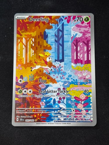 Deerling 165/162 Temporal Forces Illustration Rare Full Art Holo ...