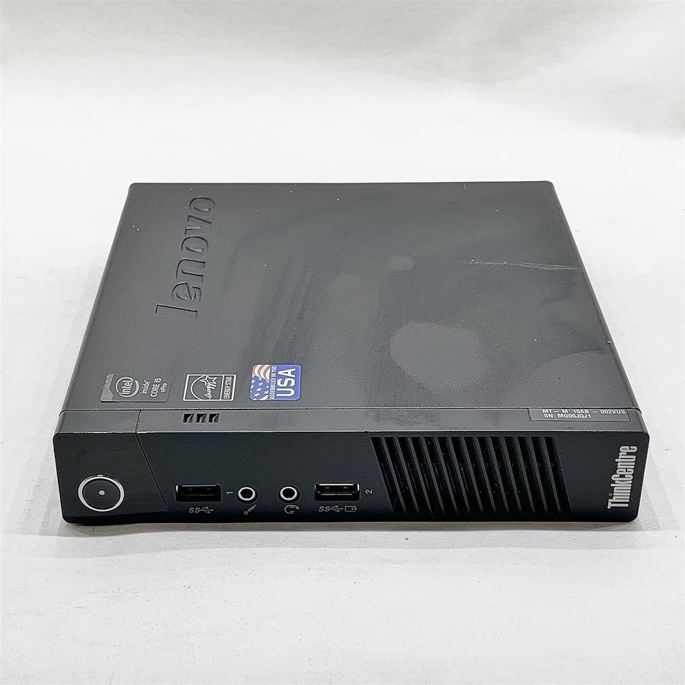 Lenovo ThinkCentre M93p Micro PC Intel i5 4570T 2.90GHZ 8GB RAM NO HDD ...
