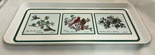 Pimpernel Richard G Lowe Melamine Sandwich Tray, Birds/Multicolor 13 5/ ...