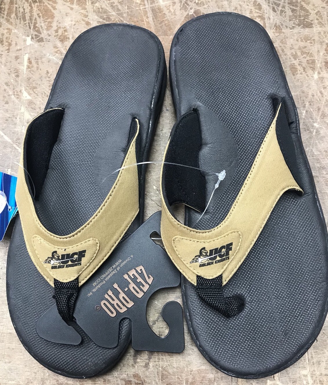 Zep Pro Flip Flops Men’s University Of Central Florida NWT Size 12 ...