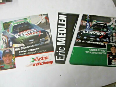 NHRA 04,06 Eric Medlen Castrol Racing Ford Mustang Drag Racing Track ...
