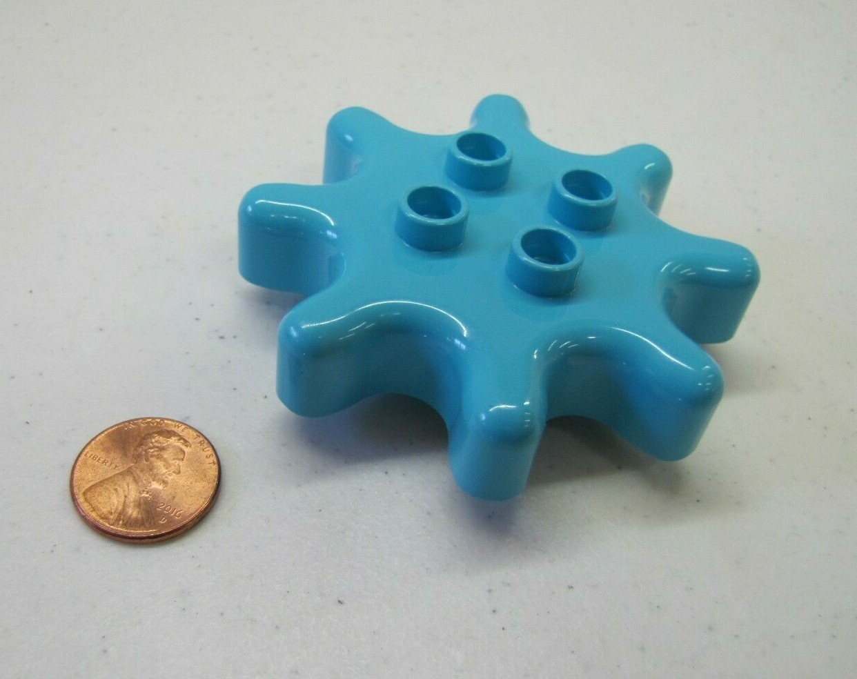 Lego Duplo Blue Replacement Gear 4X4 8 Tooth Educational Experiment ...