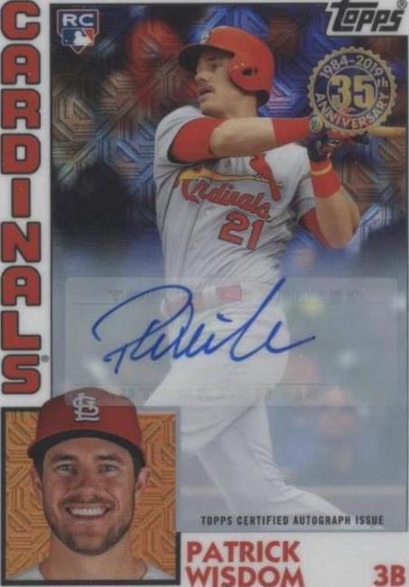 2019 Topps Silver Pack - 1984 Topps Baseball Patrick Wisdom #T84-34 ...