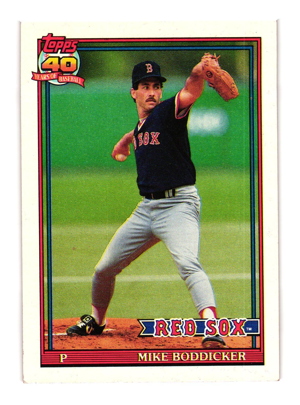 1991 Topps #303 Mike Boddicker Boston Red Sox | eBay