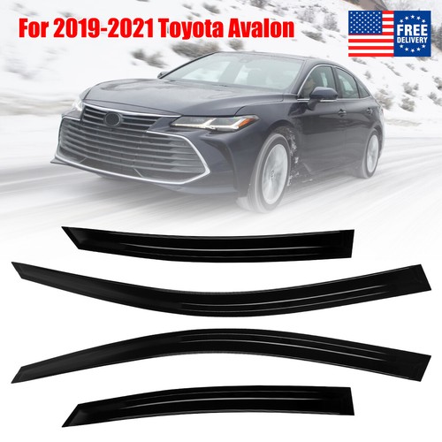 4pcs For 2019-2021 Toyota Avalon Smoke Tinted Window Visors Rain Guards ...