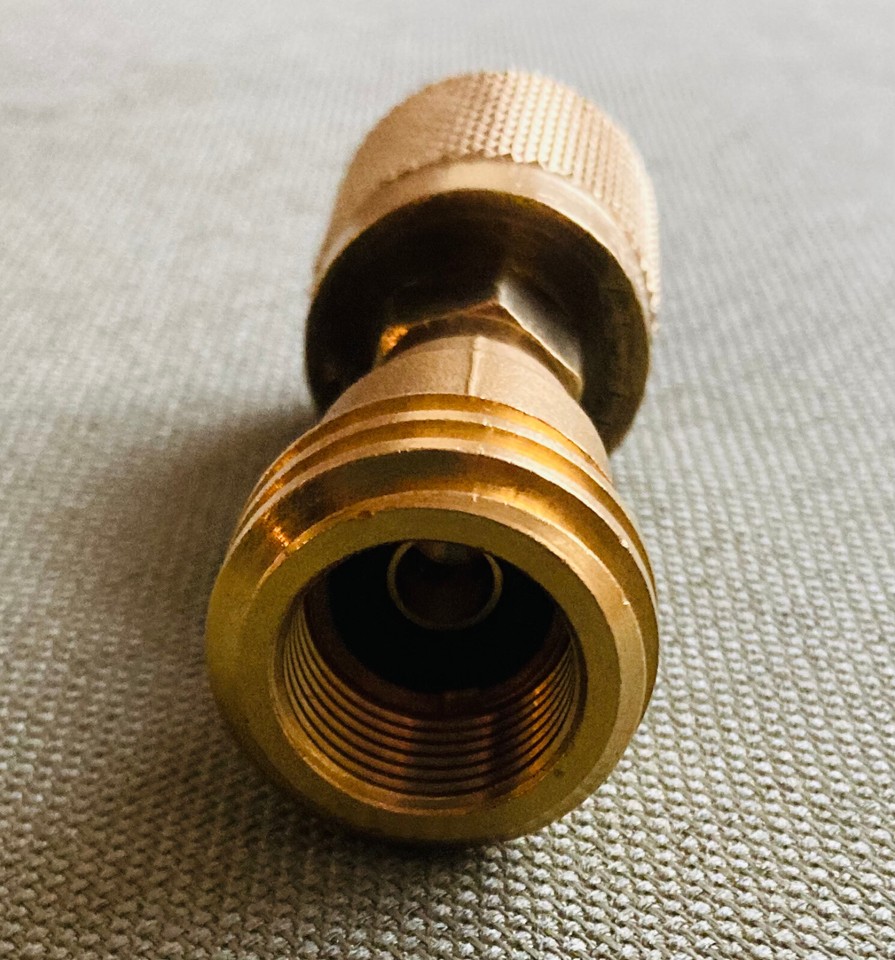 Propane tank adapter-converts industrial propane tanks with grills ...