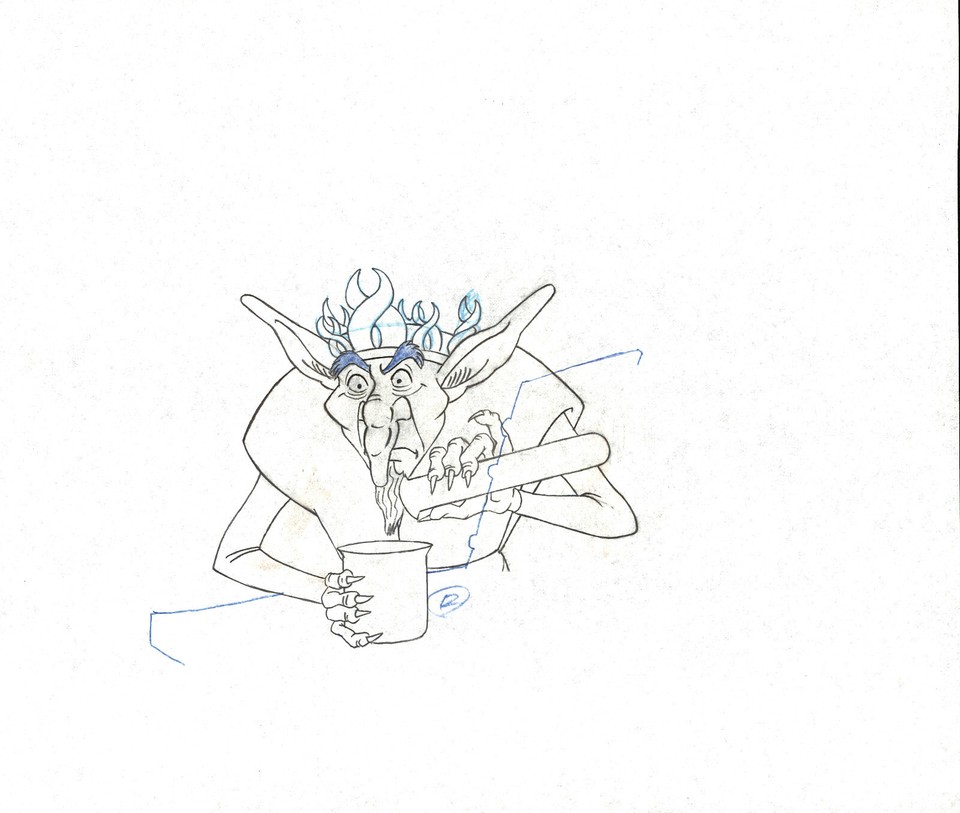 BRIAN FROUD FAERIES FAIRY KING ORIGINAL ANIMATION PRODUCTION CEL ...