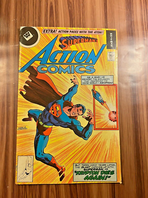 Superman's Action Comics #489 1978 DC Comics Whitman Variant Superman ...