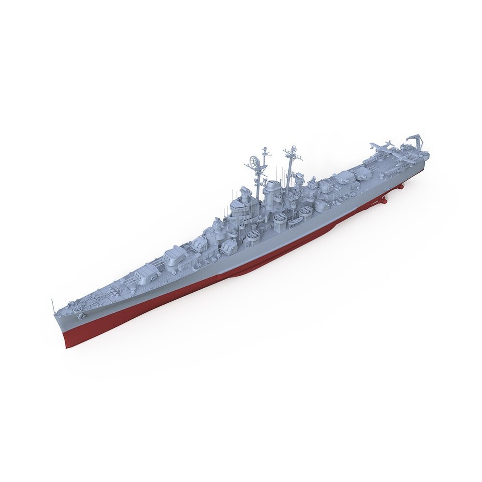 SSMODEL Military Model Kit US Fargo Fargo-class Light Cruiser CL-106 ...