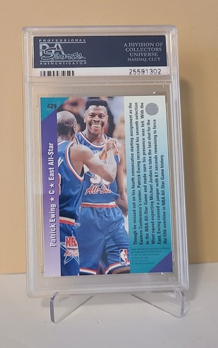 Michael Jordan (Shadow Card) - Patrick Ewing - 1992 Upper Deck - PSA 10 | eBay