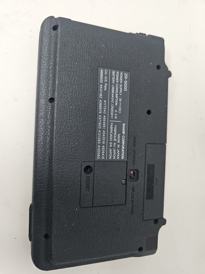 Vintage SHARP Zaurus ZR-5000 PDA Personal Electronic Organizer W/Stylus.Works | eBay