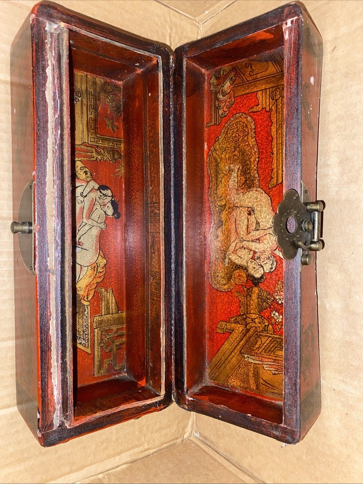 Qing Dynasty Opium Pillow Box Antique Chinese Scholar Box! | eBay