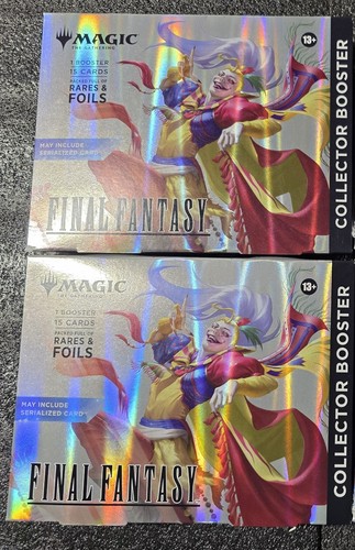 Magic The Gathering Final Fantasy Collector Booster Pack Omega Box ...