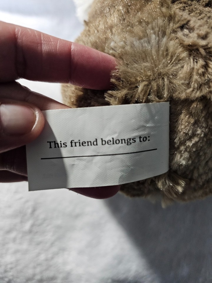 Greenbrier Rabbit Bunny Easter Brown Bow Blue Eyes So Soft 14''in Big ...