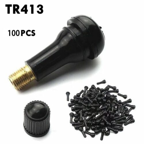 50/100Pcs Tire VALVE STEMS TR 413 Snap-In Car Auto Short Rubber ...