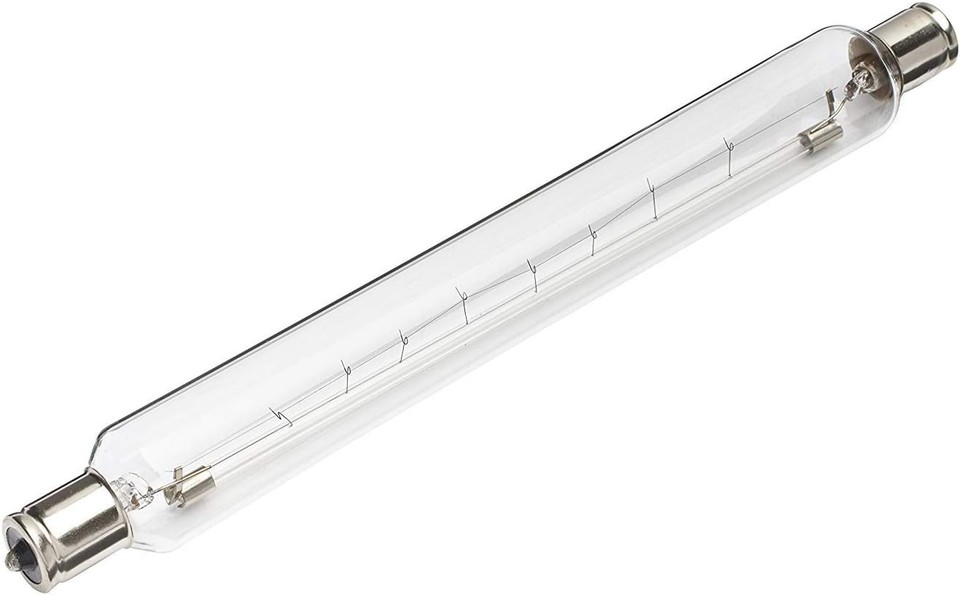 Striplight 240V 60W 284Mm Clear Double Ended Tubular S15 Halogen Strip ...
