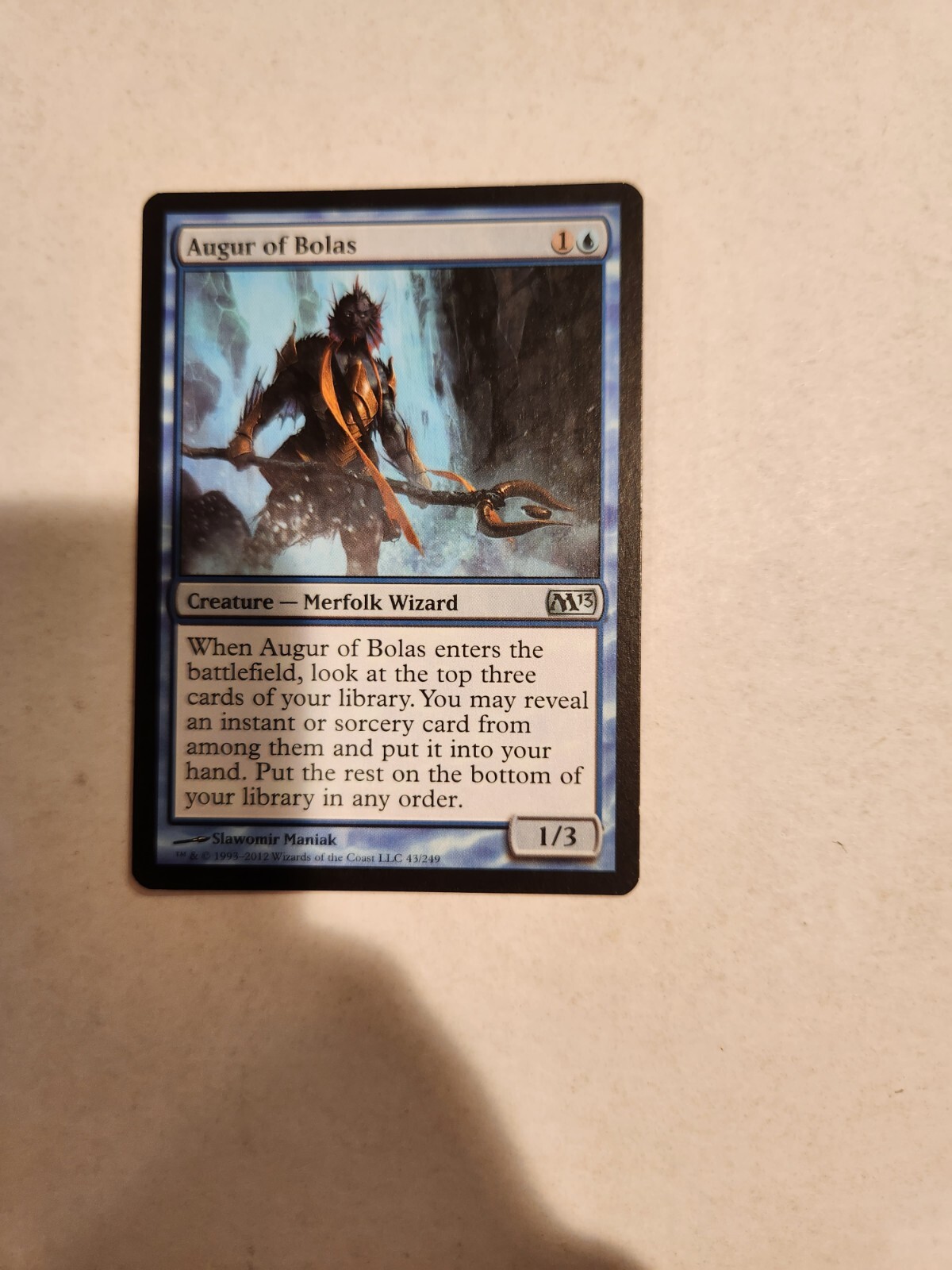 1× Augur of Bolas - Magic 2013 M13 - Magic The Gathering - MTG ...