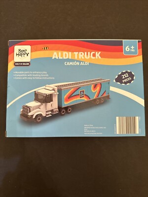 ALDI Truck Bee Happy Exclusive Building Block Set 212 Pieces NEW SEALED ...