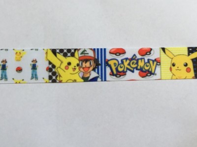 Pokemon Pikachu Ribbon 1m Long 1' Wide | eBay Australia