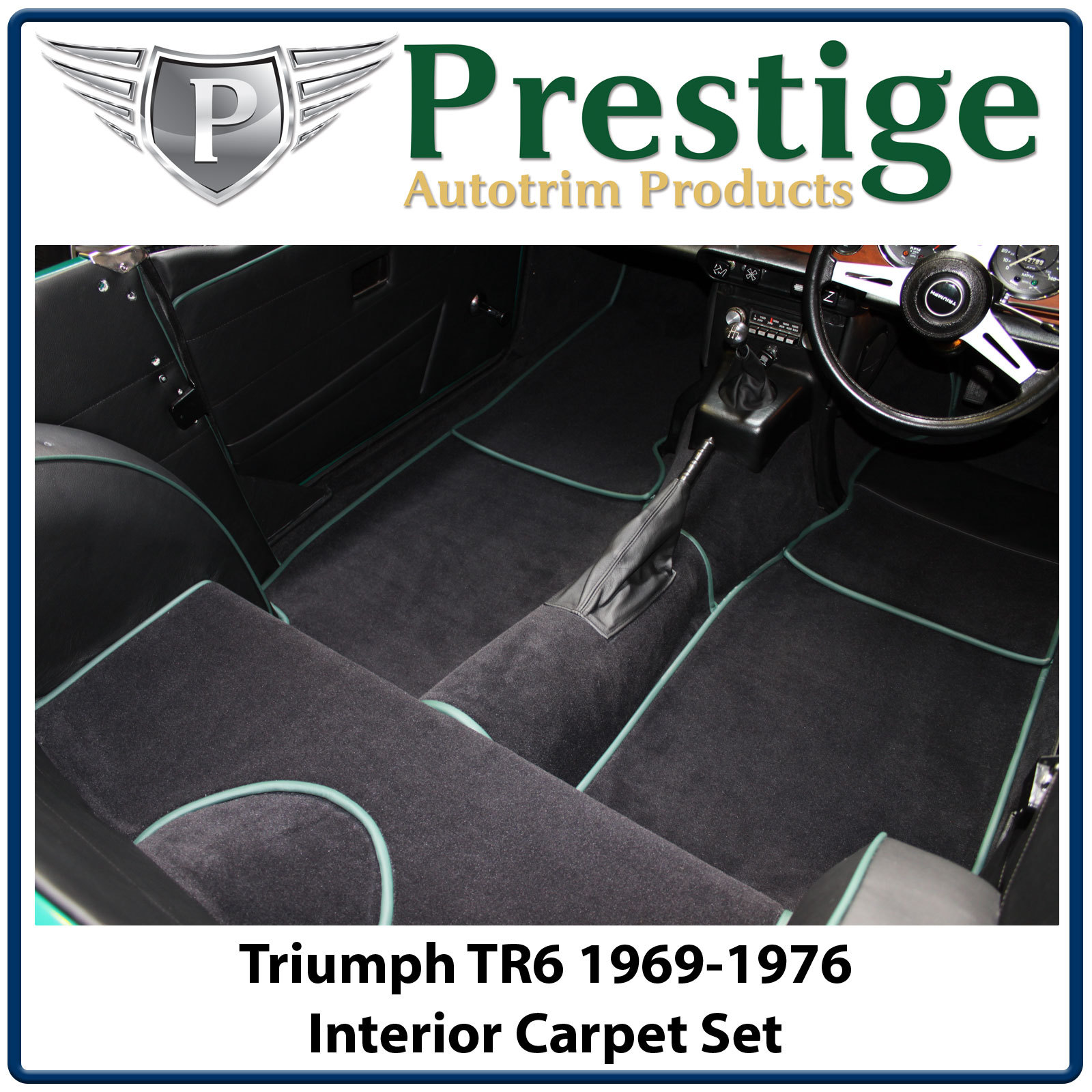 Triumph TR6 Interior Carpet Set Carpets Floor Mats 1969-1976 | eBay