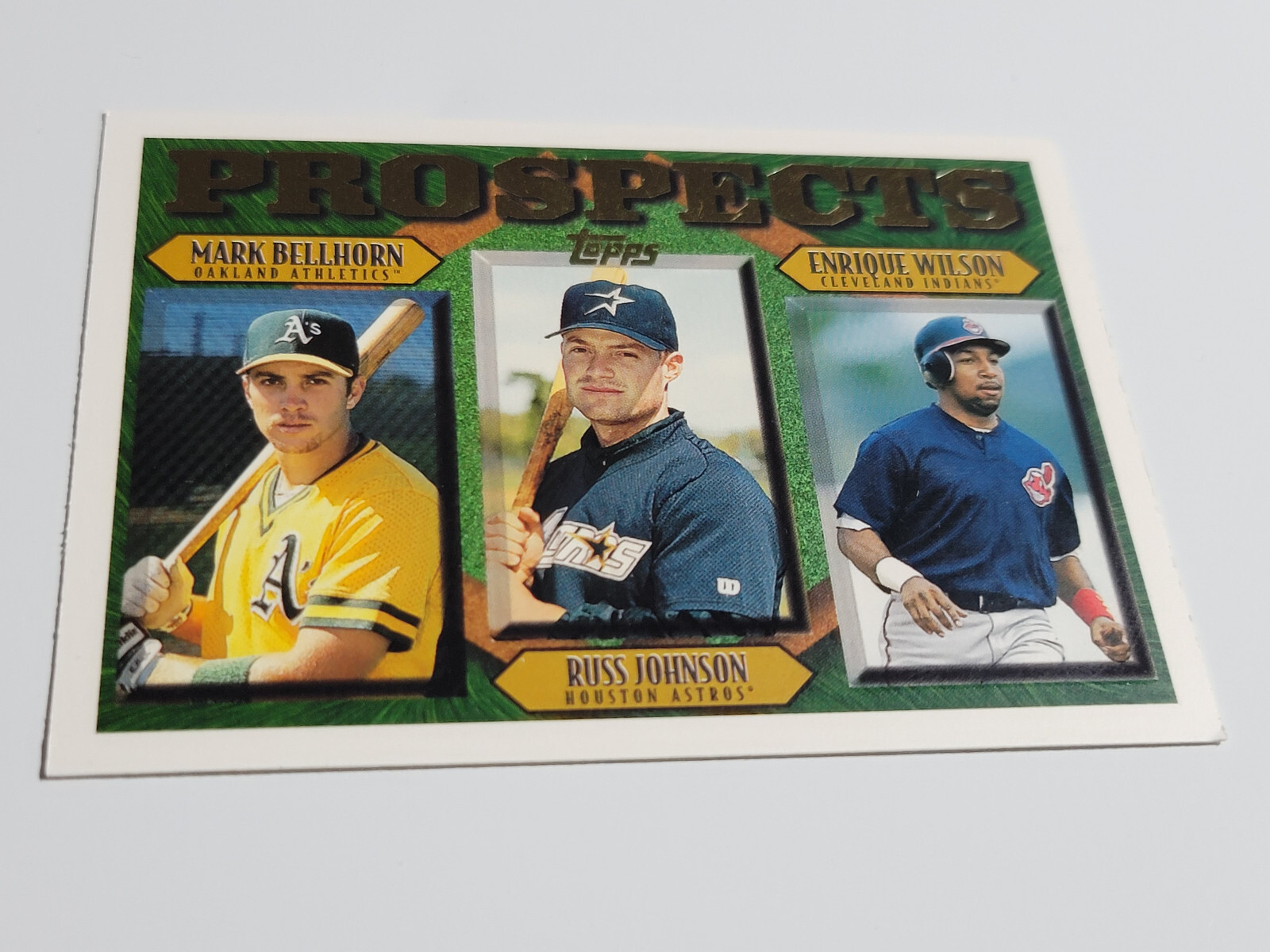 ENRIQUE WILSON 1997 Topps Prospects w/ Bellhorn #487. INDIANS | eBay