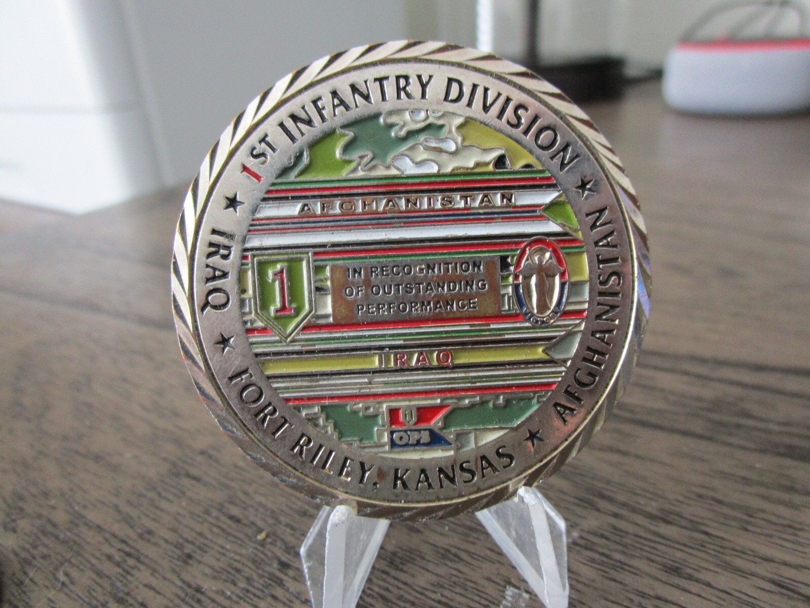 US Army 1st Infantry Division HHBN Operations Company Challenge Coin ...